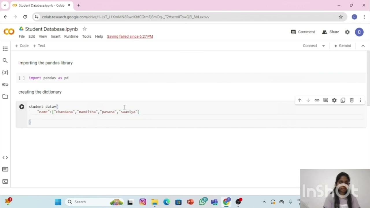 CREATING STUDENT DATABASE USING PYTHON - YouTube