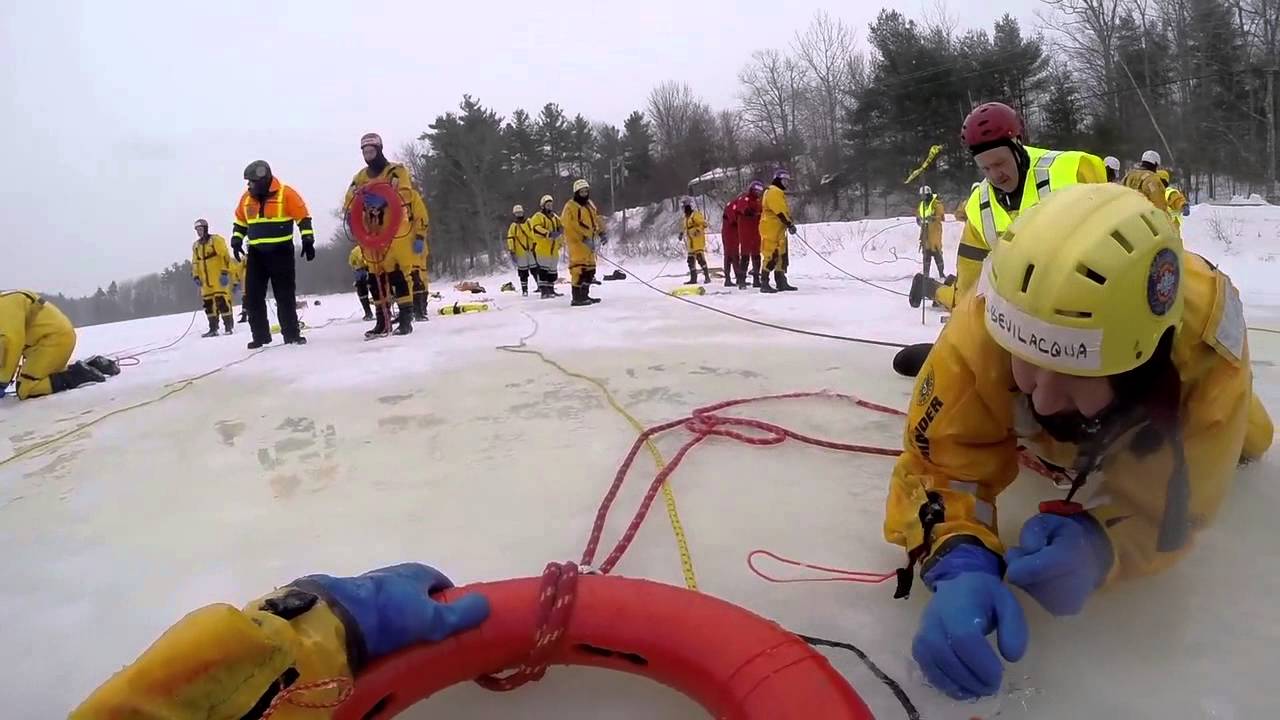 Lifesaving Resources Ice Rescue Training Video Composite D - YouTube