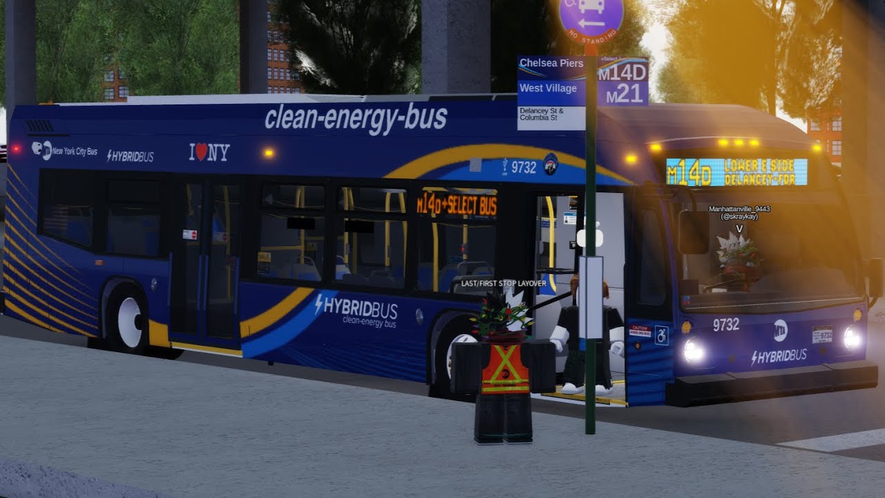 ROBLOX MTARBO - Operating 2021-23 Nova Bus LFS #9732 on the M14D SBS ...