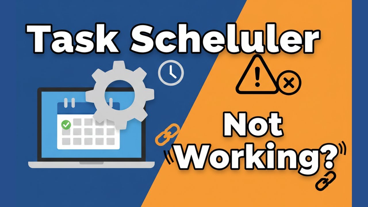 How to Add Task in Windows Task Scheduler | Task Scheduler Not Working ...