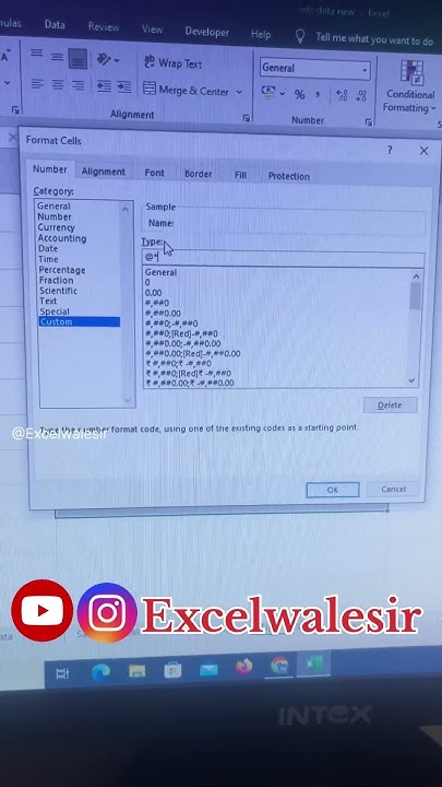 Excel Custom Formatting #excelwalesir #exceltricks #exceltraining #exceltips #exceltutorial # ...