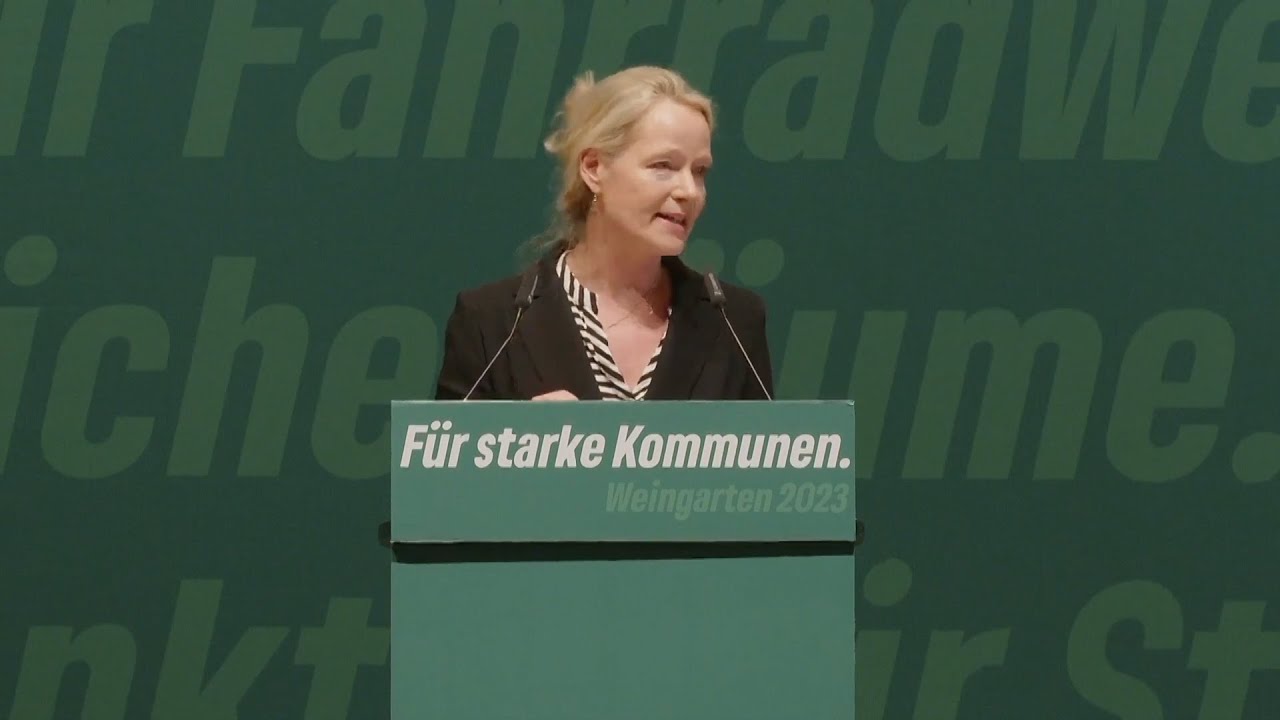 Rede Thekla Walker auf dem Landesparteitag in Weingarten am 15.10.2023 - YouTube