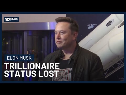Elon Musk No Longer A Trillionaire After SpaceX Stock Drops | 10 News