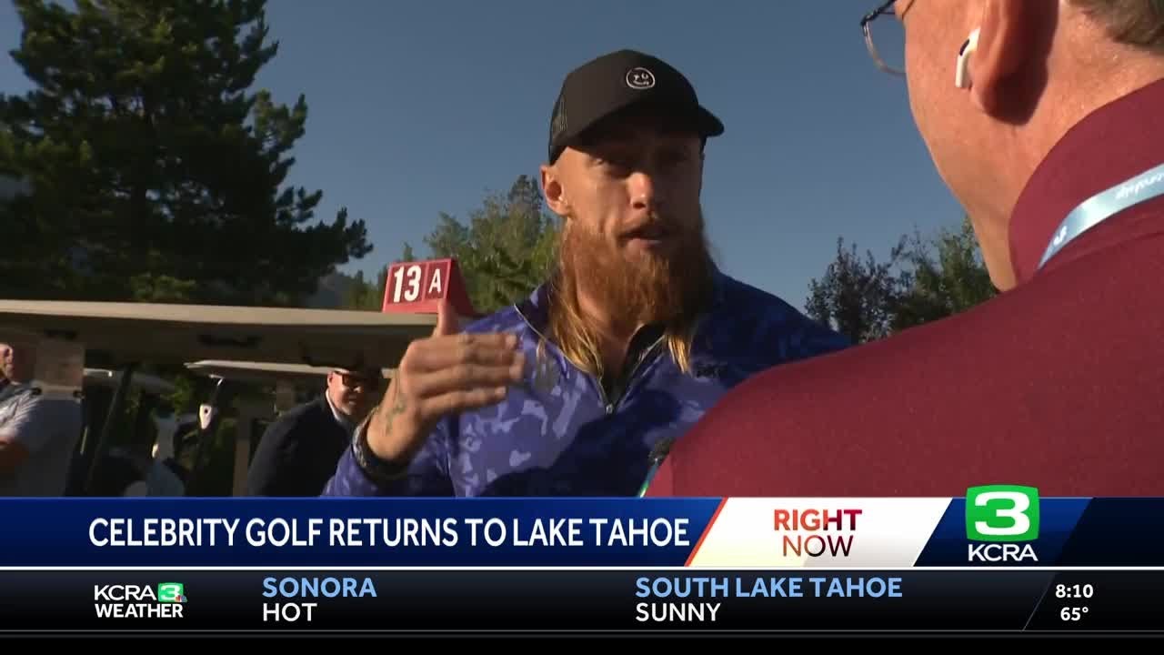 Tahoe celebrity golf tournament | George Kittle on his first time at ...