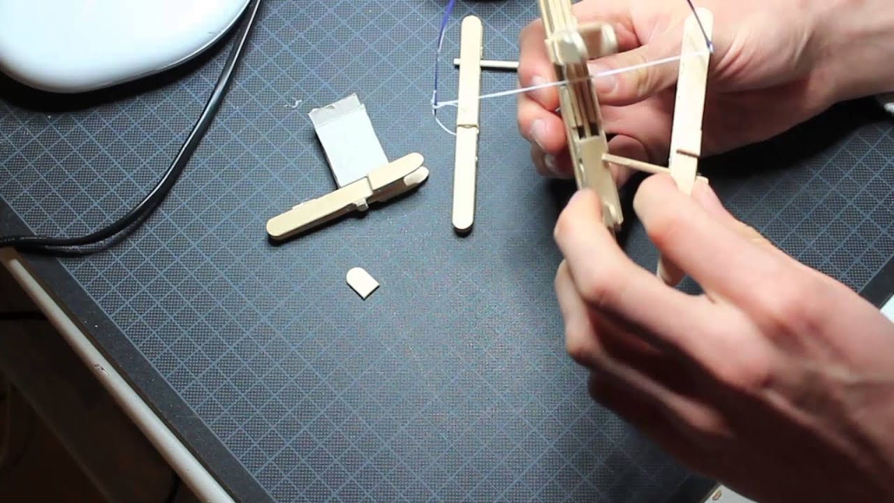 Chu Ko Nu (Zhuge nu) miniature chinese repeating crossbow - YouTube