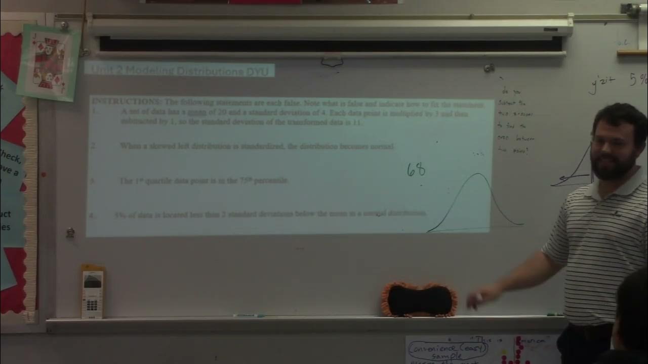 Feb 13 AP Stats Unit 2 One Variable Data Final Review and Unit 3 Basic ...