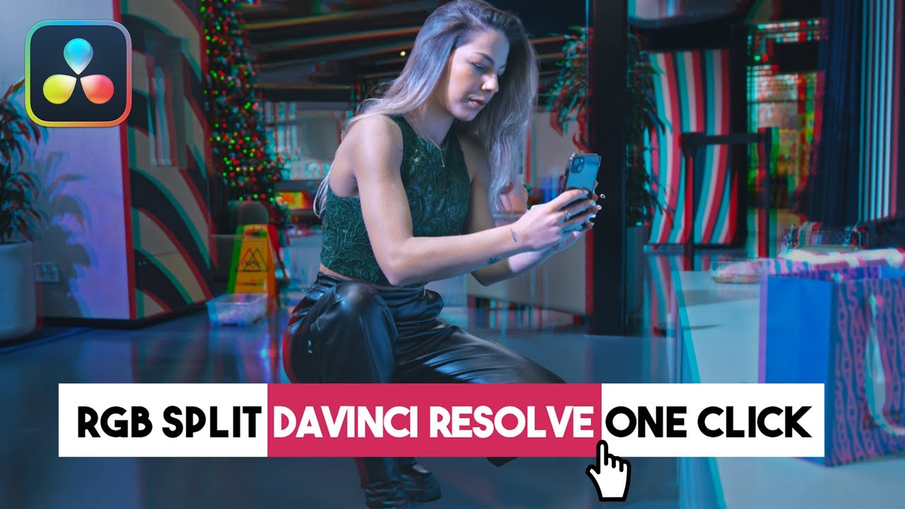 How to RGB Split Effect in ONE Click | DaVinci Resolve - YouTube