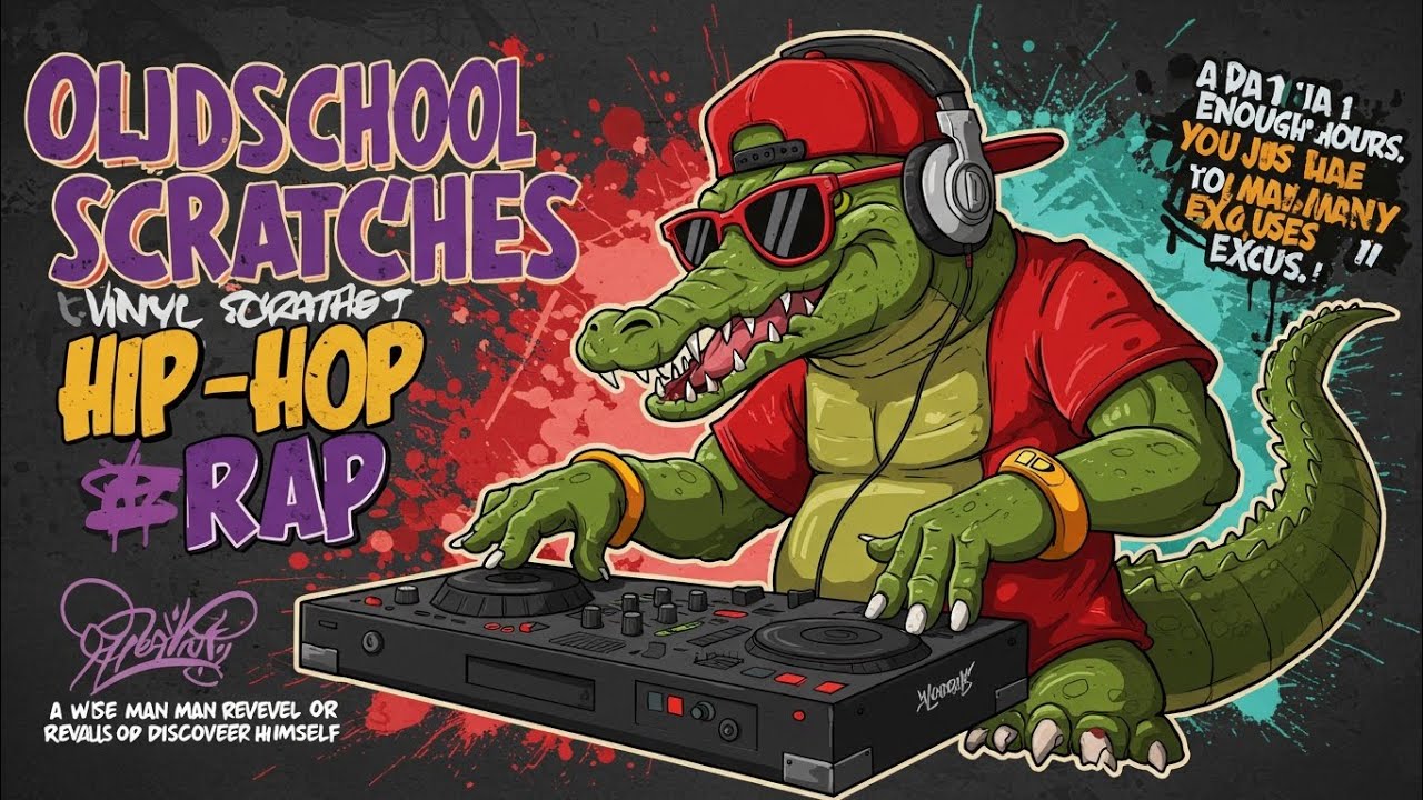 Oldschool Hip Hop: DJ Scratching Mix & AI Rap Fusion 🎤 - YouTube