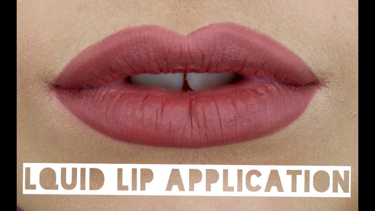 HOW TO GET THE PERFECT LIQUID LIP APPLICATION - YouTube