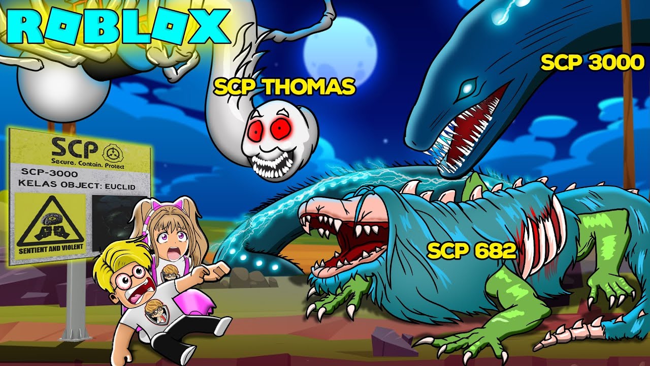 BANG CUPU DATANG KE MARKAS SCP ROBLOX MALAH KETEMU THOMAS EXE DAN SCP ...