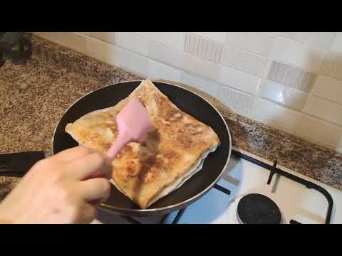 hazır yufkadan gözleme nasıl yapılır.Sucuklu Kaşarlı gözleme tarifi