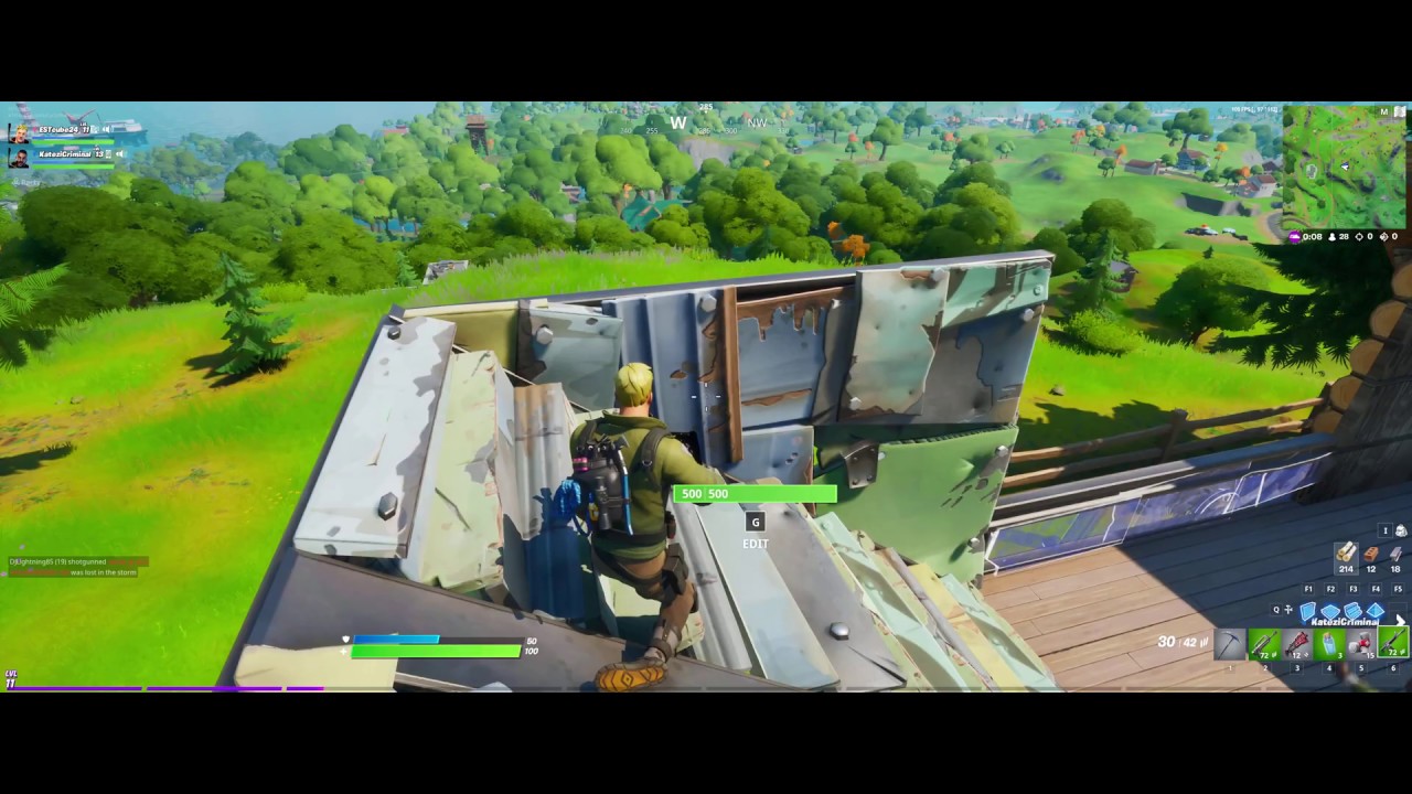 Fortnite Gameplay 8 Ultrawide 3440x1440 - YouTube
