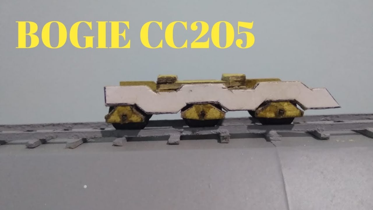 Cara membuat Bogie miniatur kereta api dari kertas (cc205) || TutoRek ...