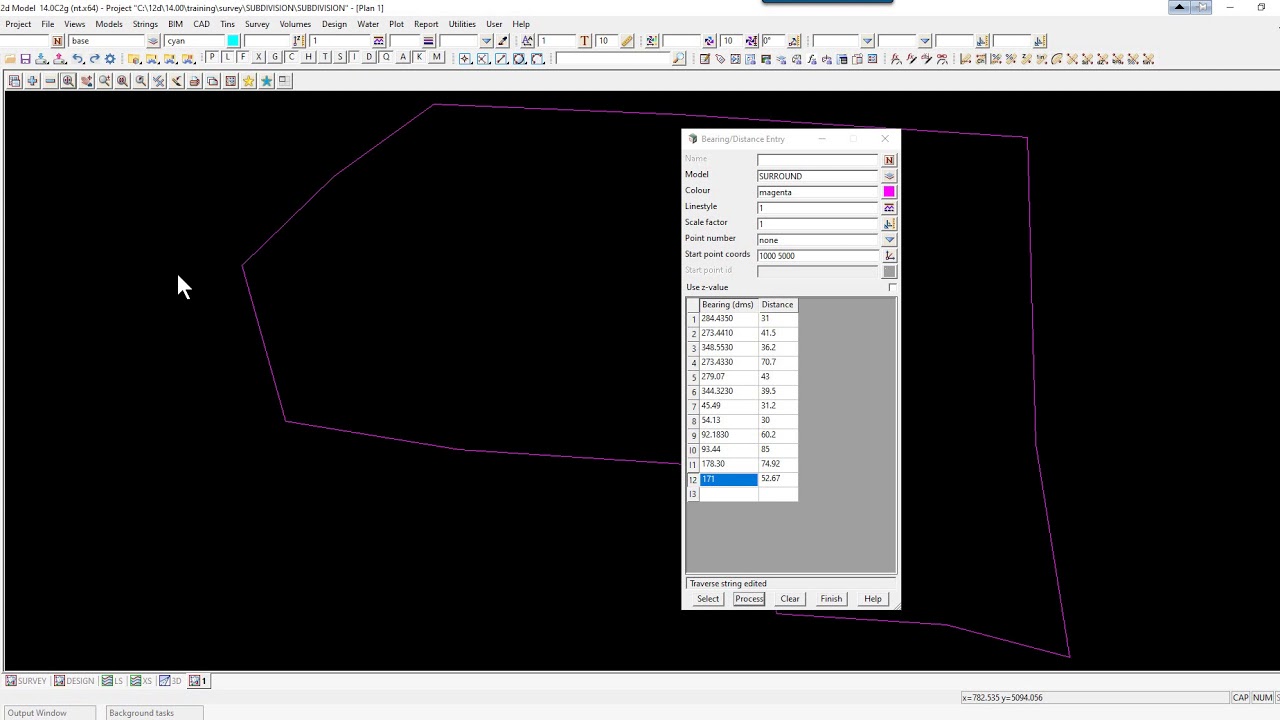 12.1 Setting Up New Project: Getting Started for Surveying (12d Model ...