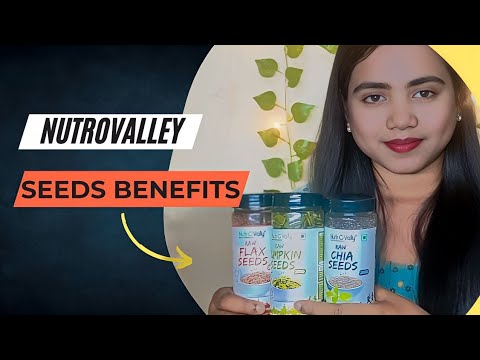 Nutrovalley Chia seeds , Pumpkin Seeds, Flaxseed, Review | Get Healthy Hair , Skin | - YouTube