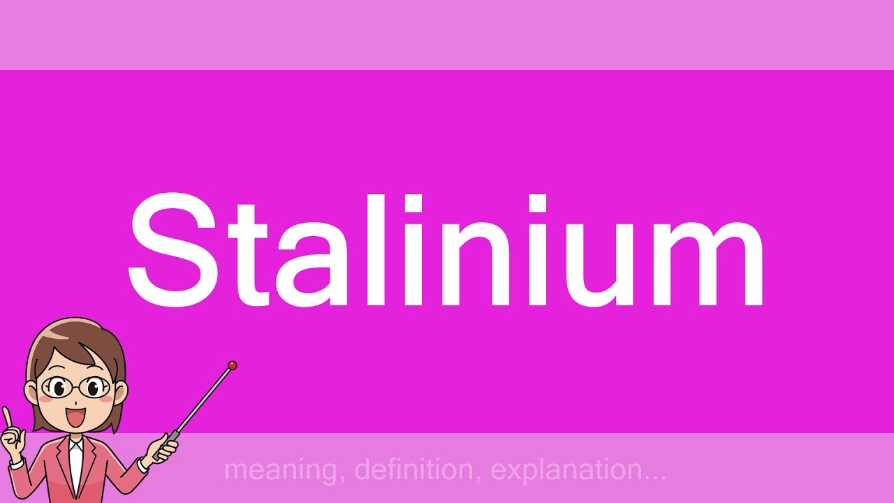 Stalinium - YouTube