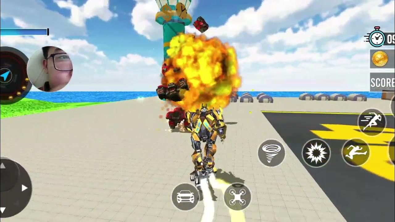 Robot Car Drone Transform: Robot Car Games | Android Gameplay - YouTube