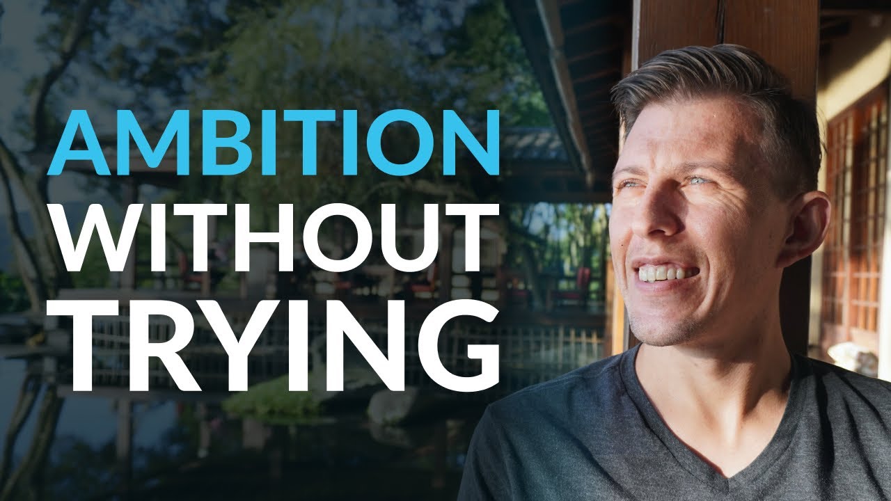 Working less is more ambitious? - What I learned from Joe Hudson - YouTube