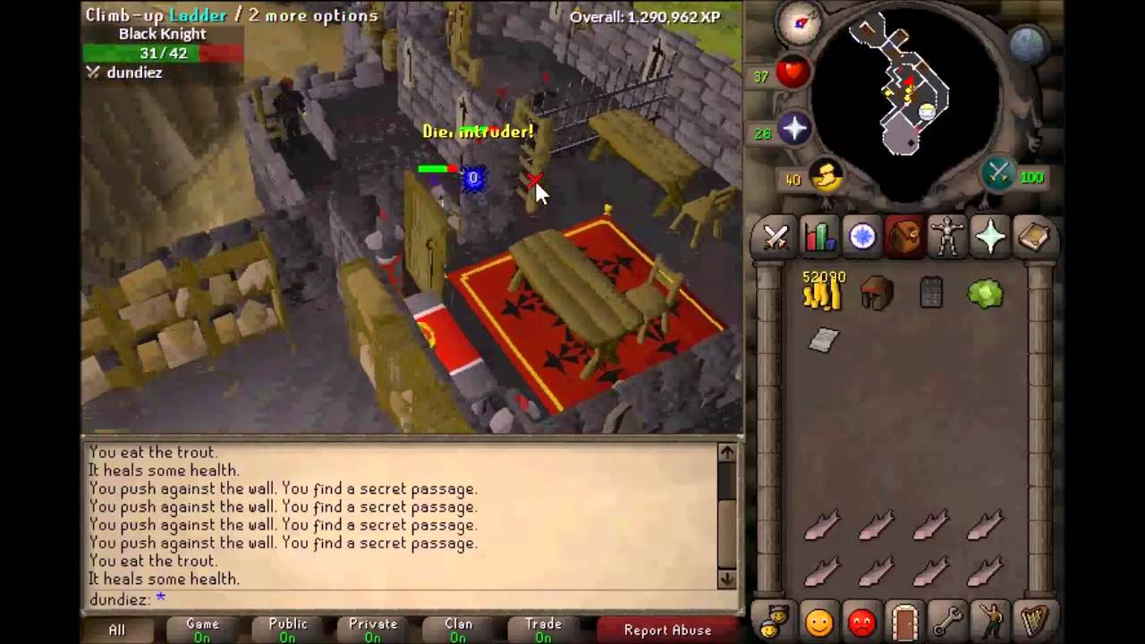 OSRS - Black Knights' Fortress Quest Guide - YouTube