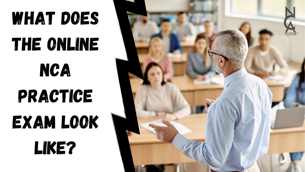 What does the online NCA practice exam look like? - YouTube
