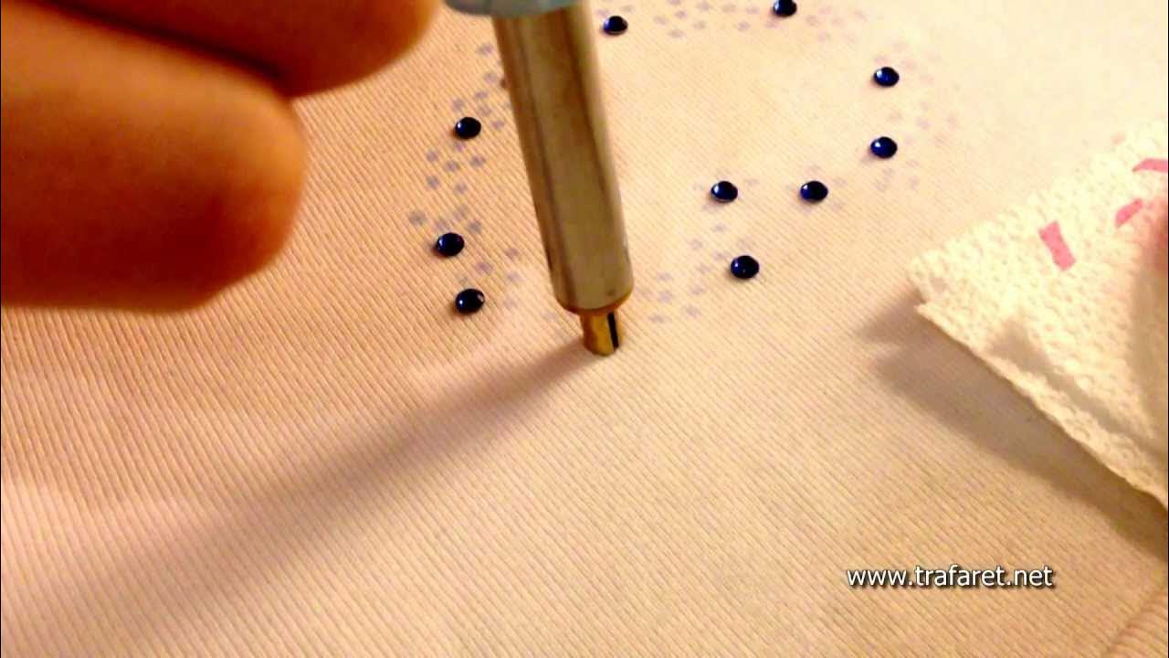 Паяльник для страз: как пользоваться - YouTube