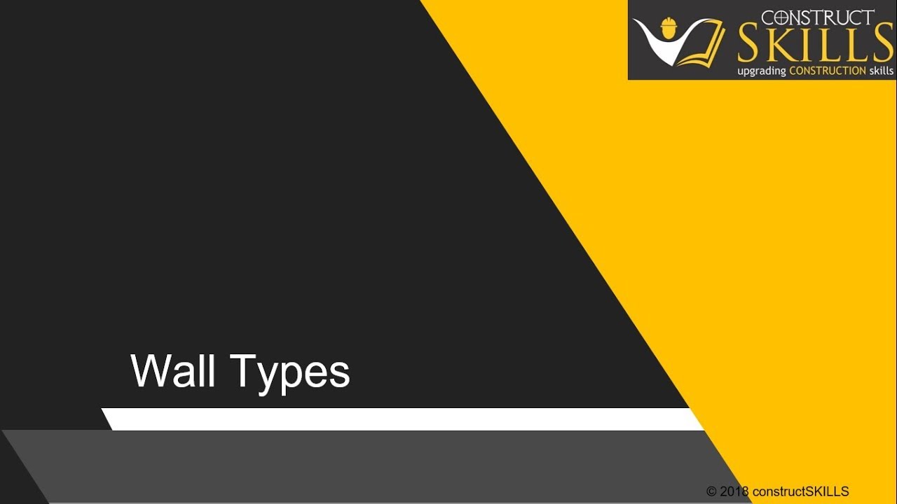 Wall types - YouTube