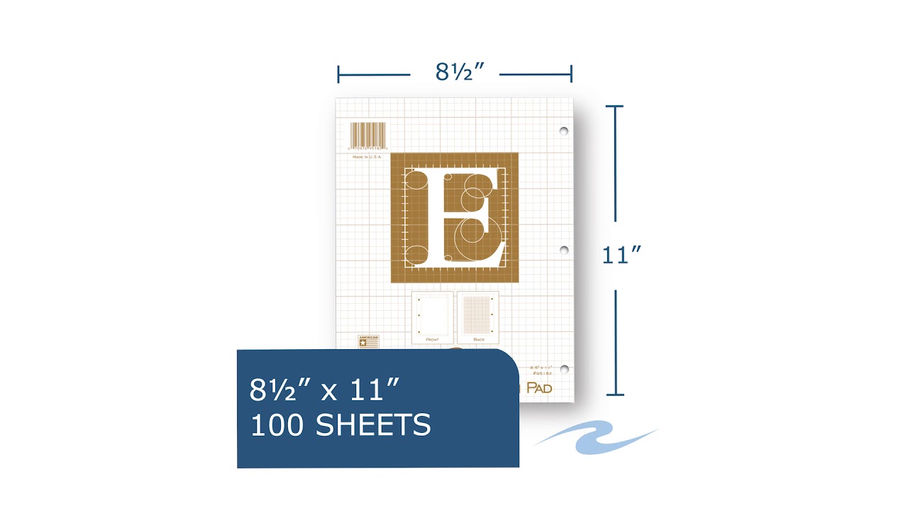 95182 Engineering Pad - Buff 20# Paper - YouTube