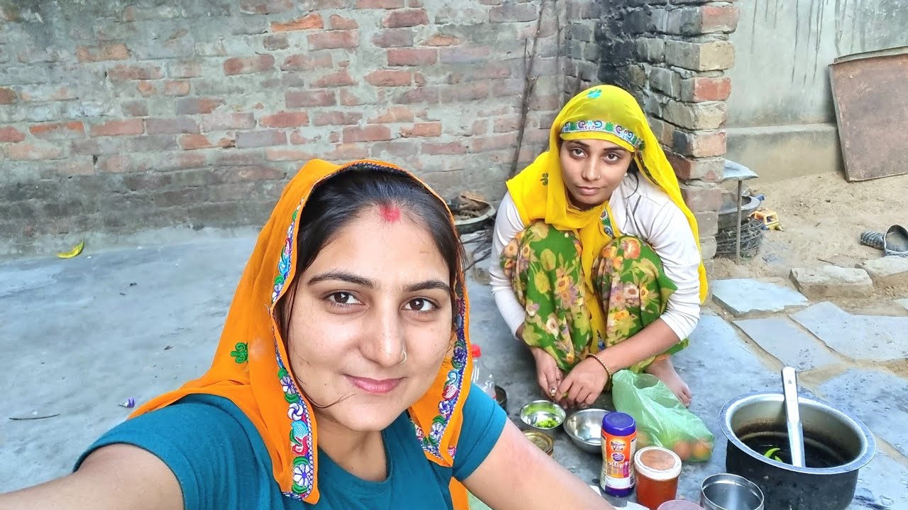 😔desi village life vlog #JiyaAarya daily vlog #rajasthanivlog # ...