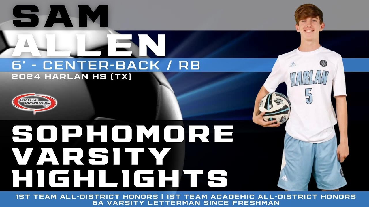 2024 Sam Allen | 6' - CB/RB | Sophomore Varsity Highlights - YouTube