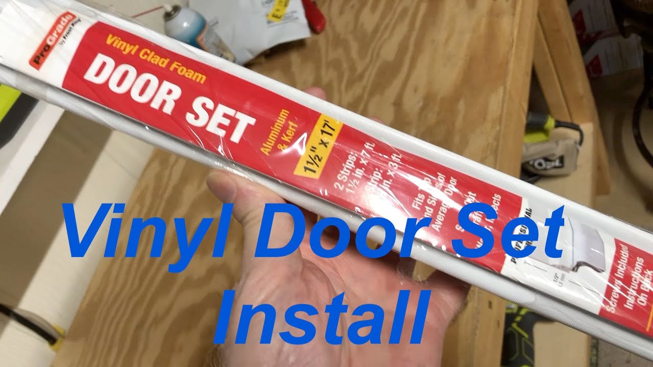 Vinyl Door Set install - YouTube
