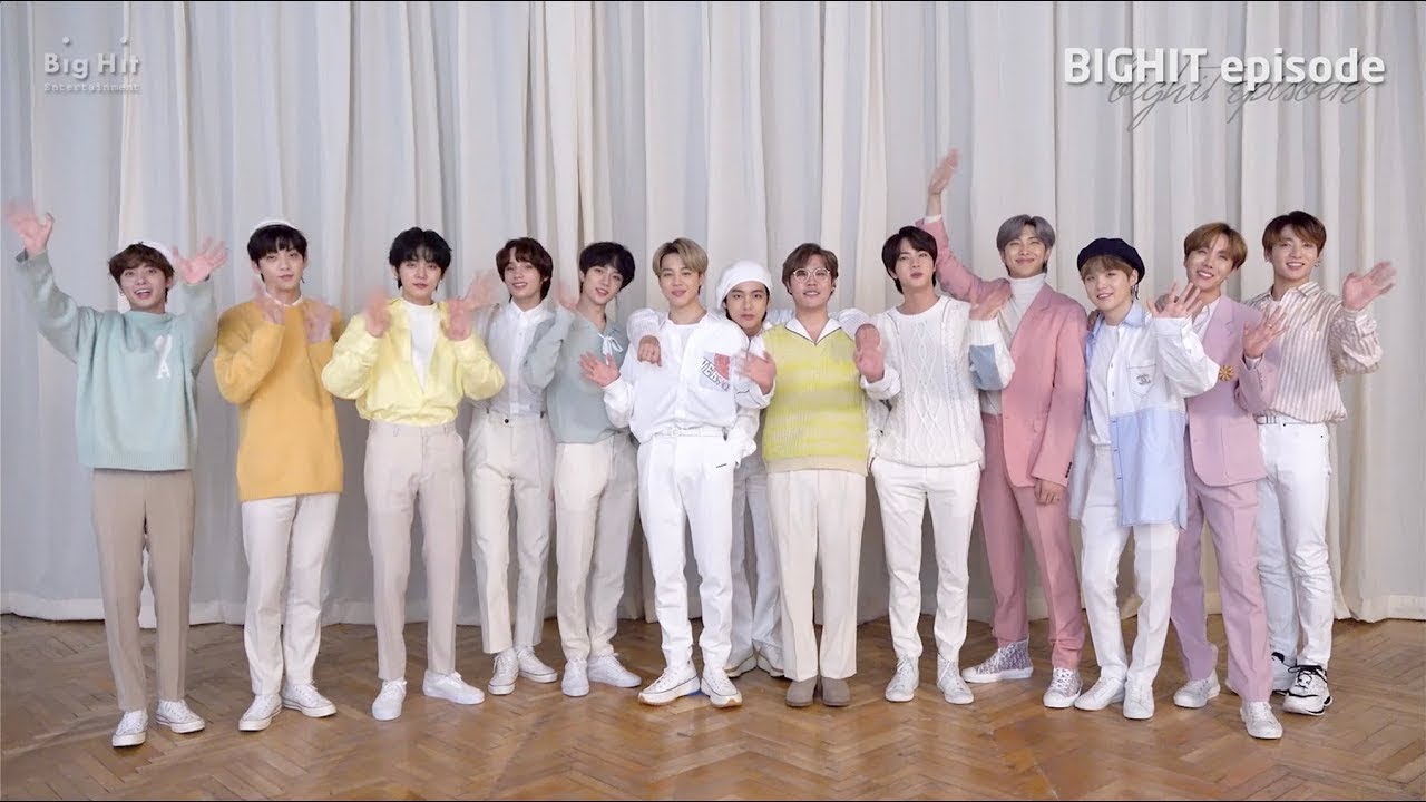 [LEGENDADO] Behind the Scenes of Big Hit's Group Photo! - YouTube