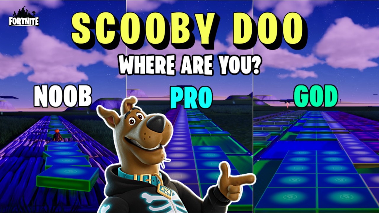SCOOBY DOO, WHERE ARE YOU? Theme - Noob vs Pro vs God (Fortnite Music ...