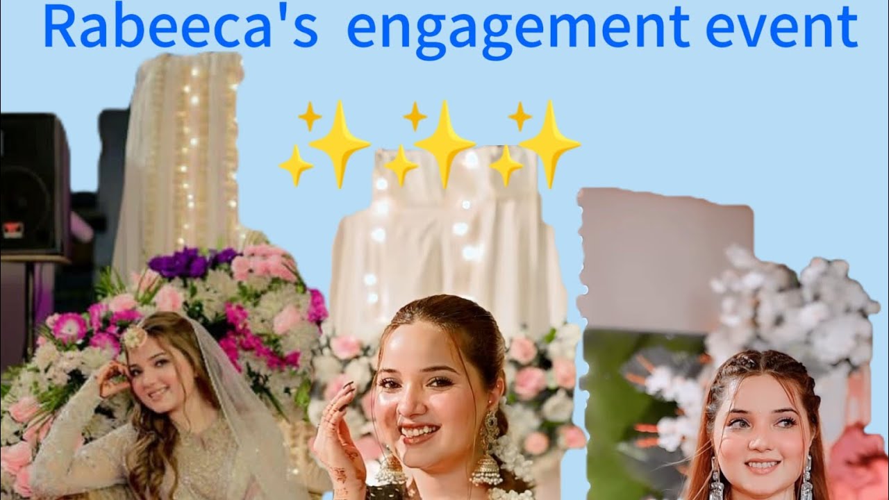 Rabeeca Khan ki engagement| looks of All events|new vlog|engagement ...