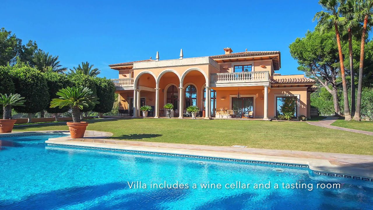 FOR SALE: Luxury Manor House in Son Vida, Palma, Mallorca, Spain - YouTube