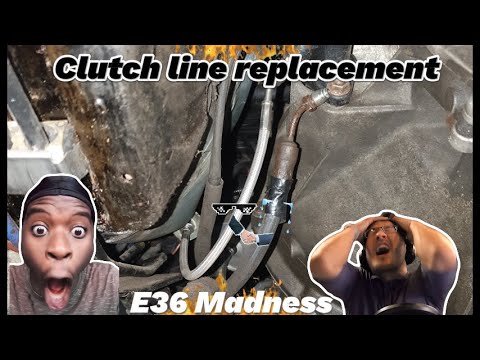 Stainless Steel Clutch Line Upgrade - BMW E36 - YouTube