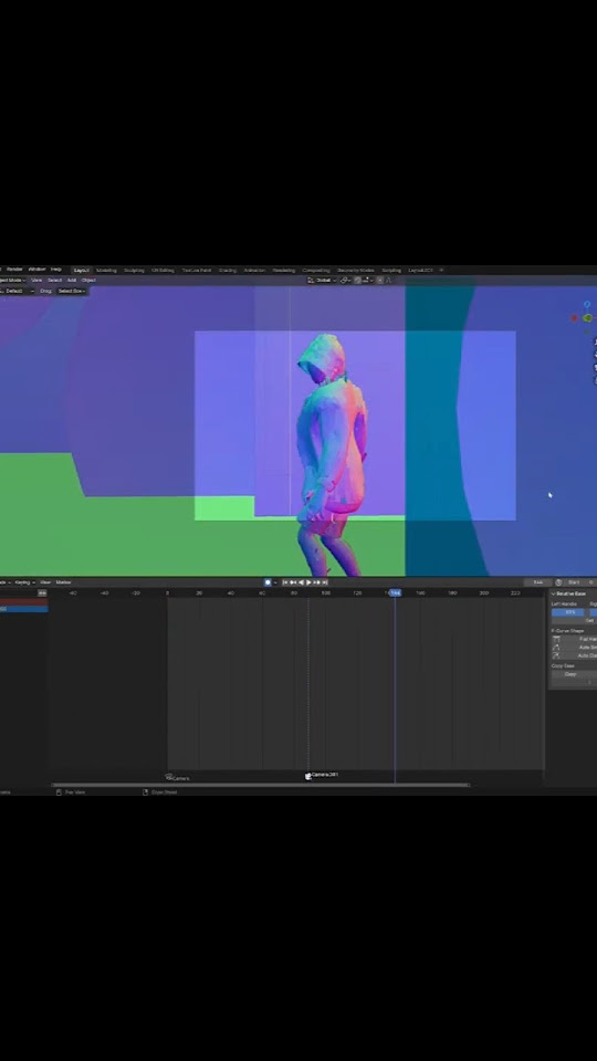 Animating and binding cameras to makers in Blender. #blender3d #animation #3danimation - YouTube