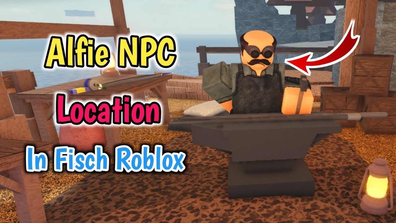 Alfie NPC Location In Fisch Roblox | Fortune Rod, Steady Rod, & Rapid ...