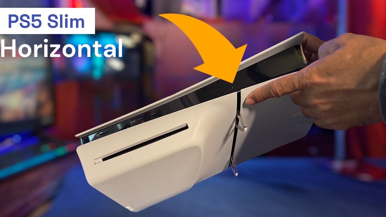 PS5 Slim / Cómo poner la base de manera correcta para acomodarlo ...