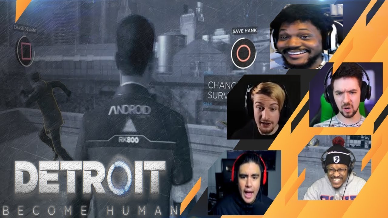 Gamers Reactions to SAVING HANK or CHASING RUPERT | Detroit: Become ...