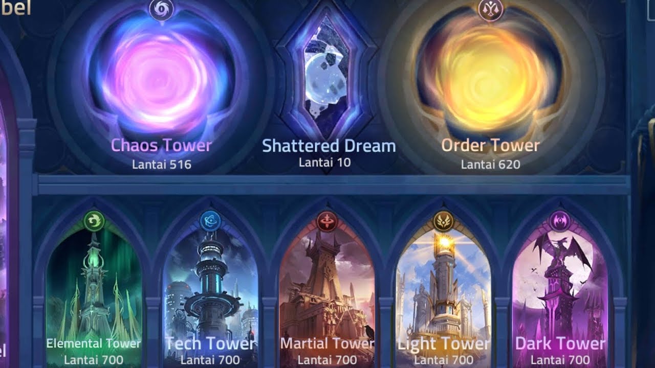 Mobile Legends Adventure Order Tower 605-610 - YouTube