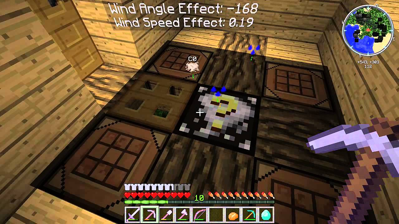 Minecraft Tornado Survival (Localized Weather Mod) S4E11 Part 2 Weather ...