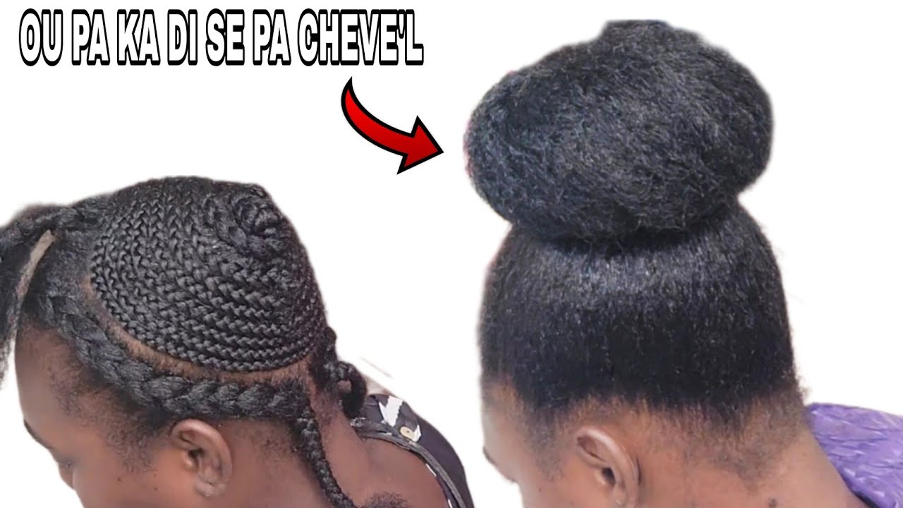 Men koman pou mete krochè tankou cheve pou fè bèl chou/ Invisible ...