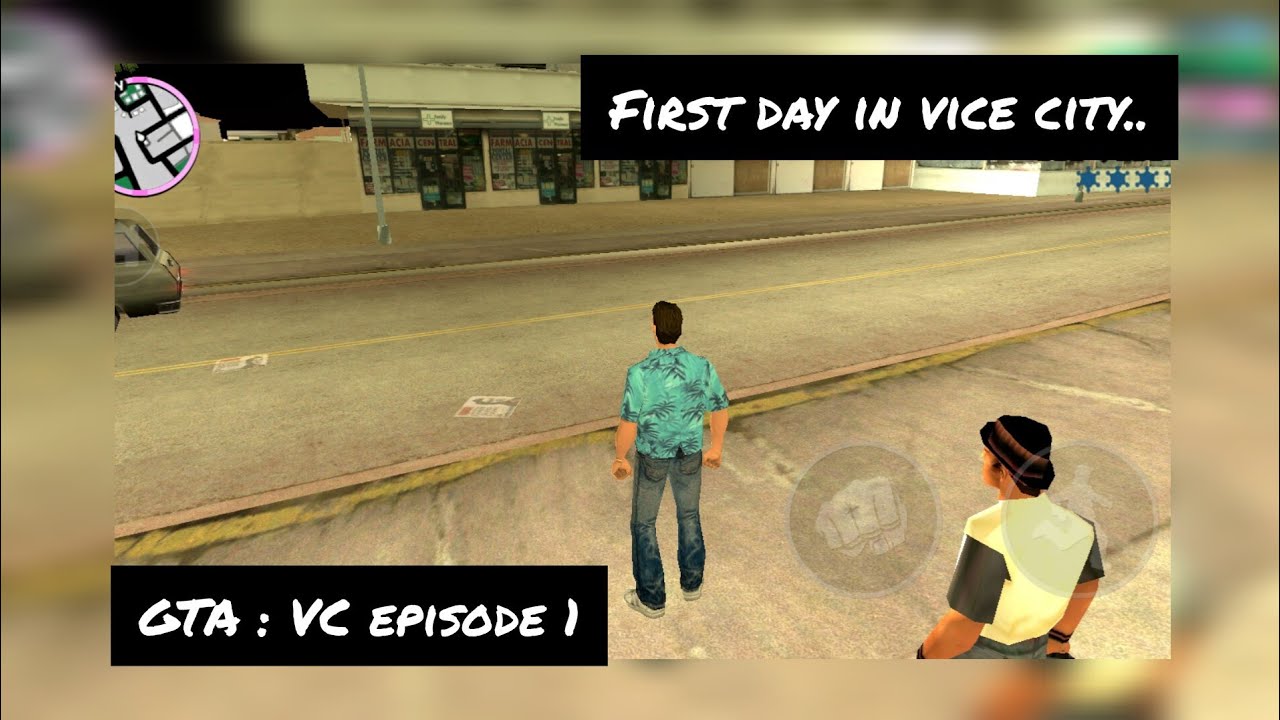 first day in vice city 🌆.... GTA vice city gameplay - YouTube