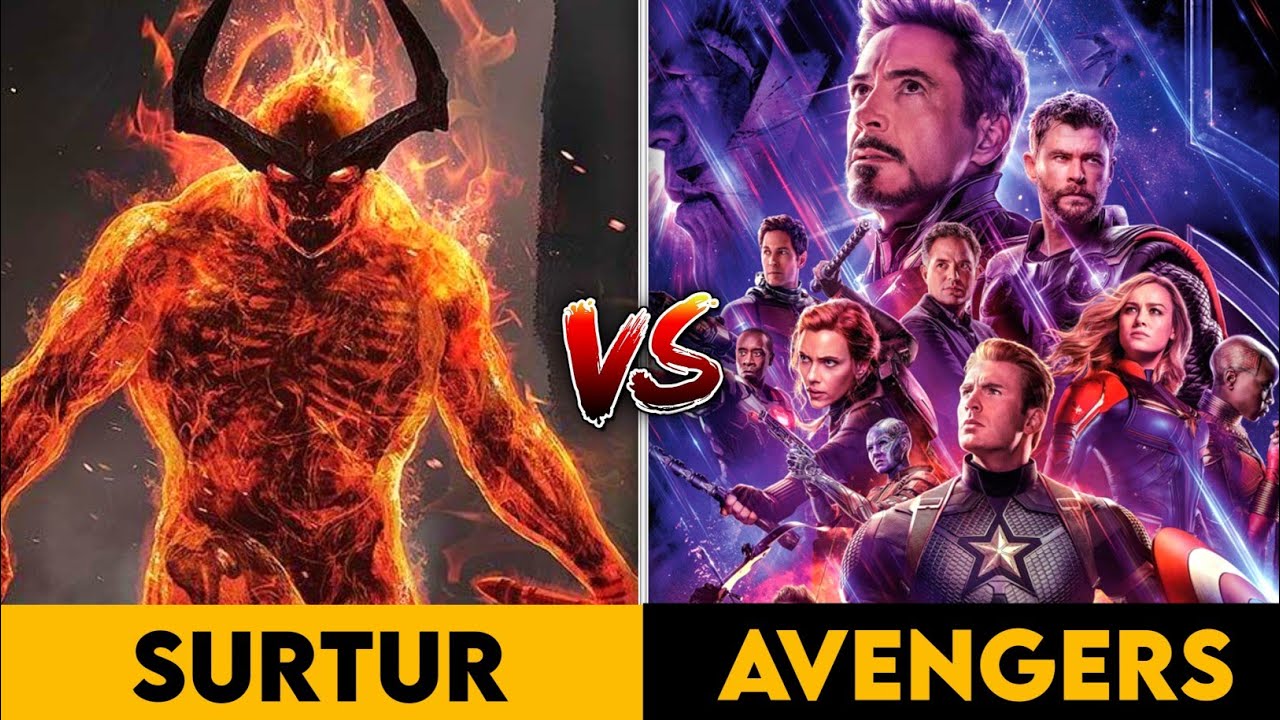 Avengers Vs Surtur | Kya Avengers Fire Denom Surtur ko Hara sakte hai ...