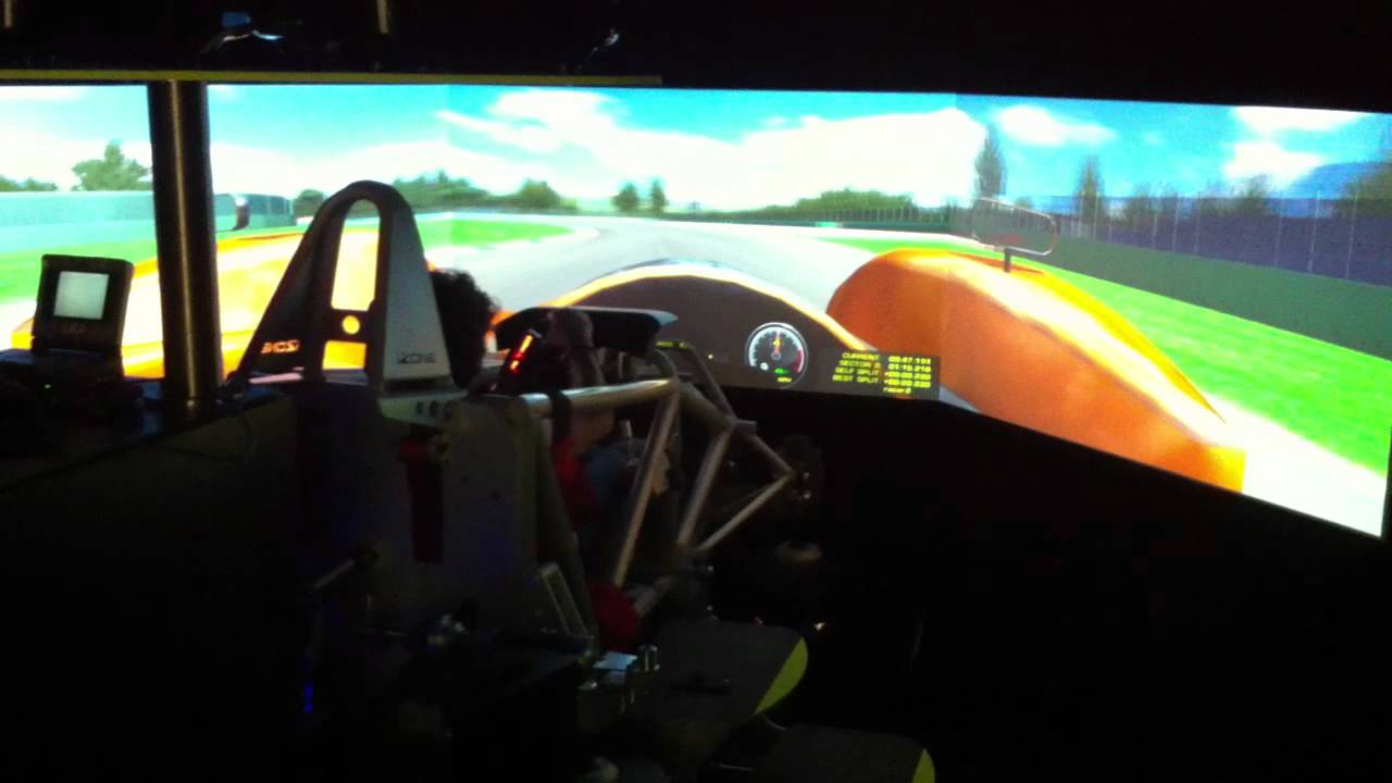 iZone Racing Simulator at Silverstone - YouTube