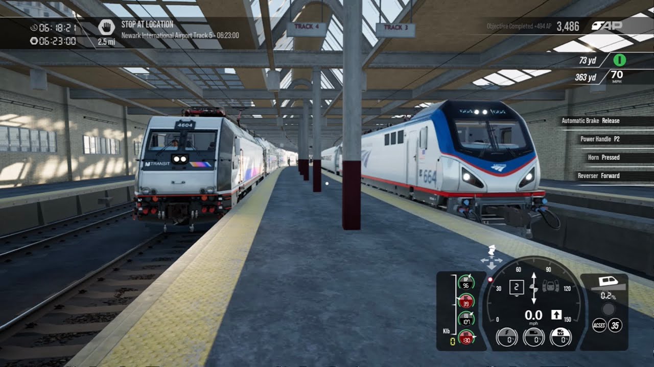 TSW3: NJT 3703 from Penn Station to Jersey Avenue - YouTube