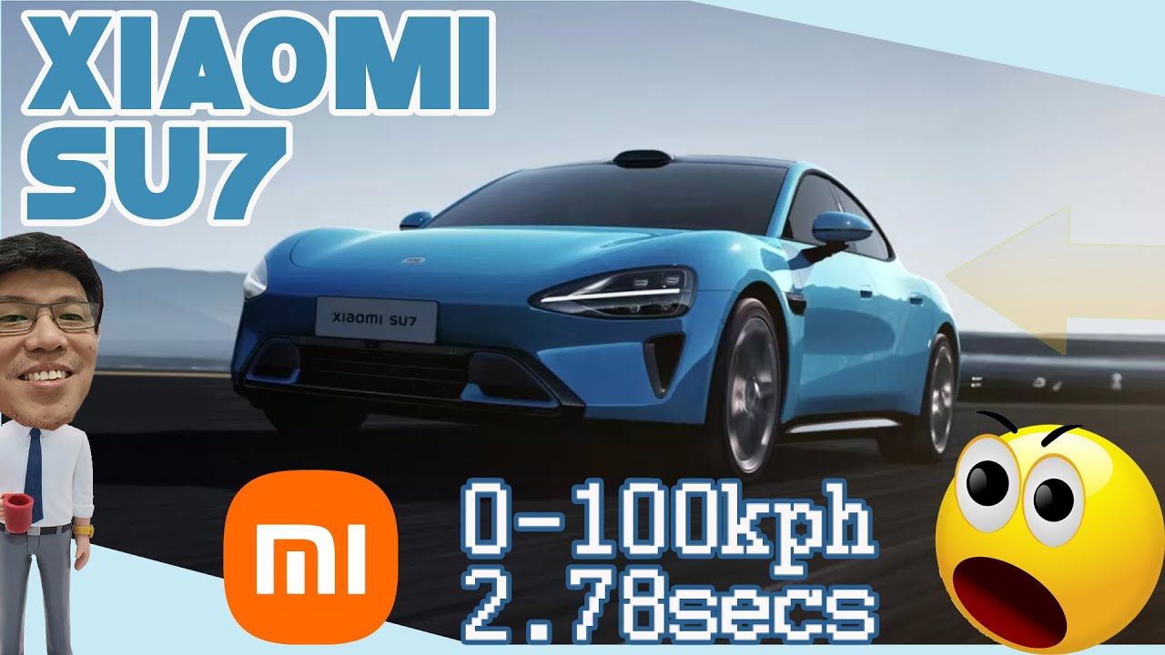 Xiaomi SU7! Hypercar performance from the mobile phone maker! # ...