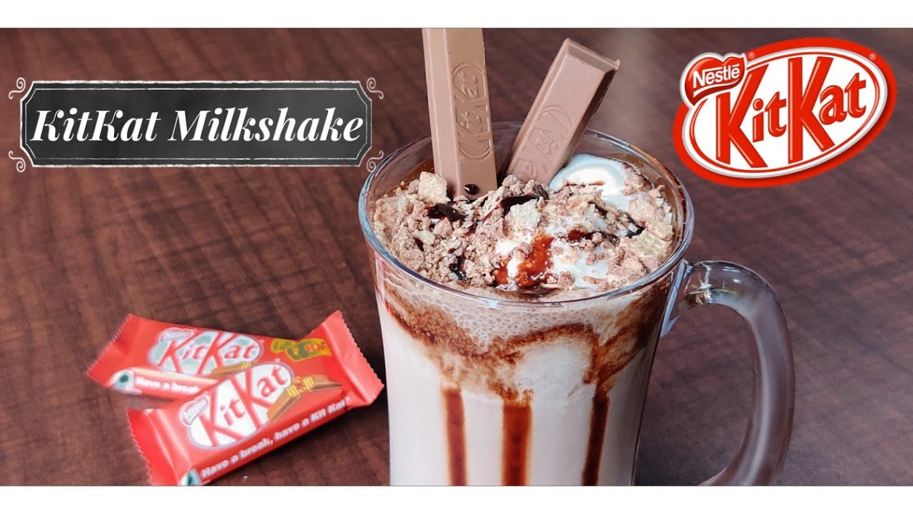 KitKat Milkshake | 2 मिनट में बनाएं KitKat Milkshake | KitKat Shake ...