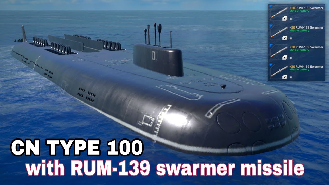 Modern Warships: CN TYPE 100 equipped with RUM-139 Swarmer missile ...
