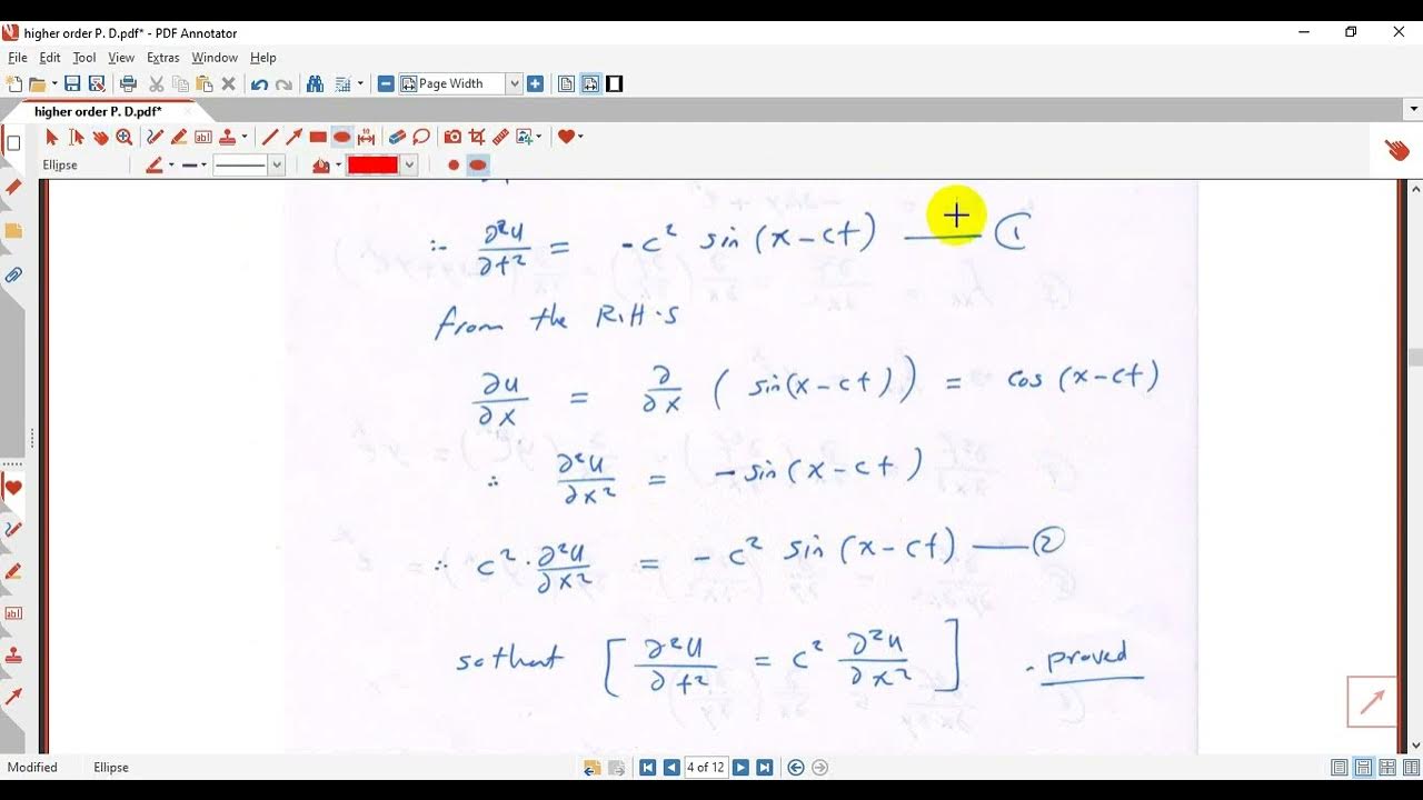 higher order partial derivative 2 - YouTube